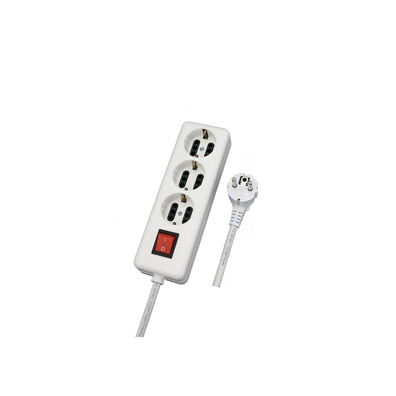 ΤΡΙΜΠΡΙΖΟ ΜΕ ΔΙΑΚΟΠΤΗ 3m ΚΑΛΩΔΙΟ 3χ1,5 - Vagianos Electric
